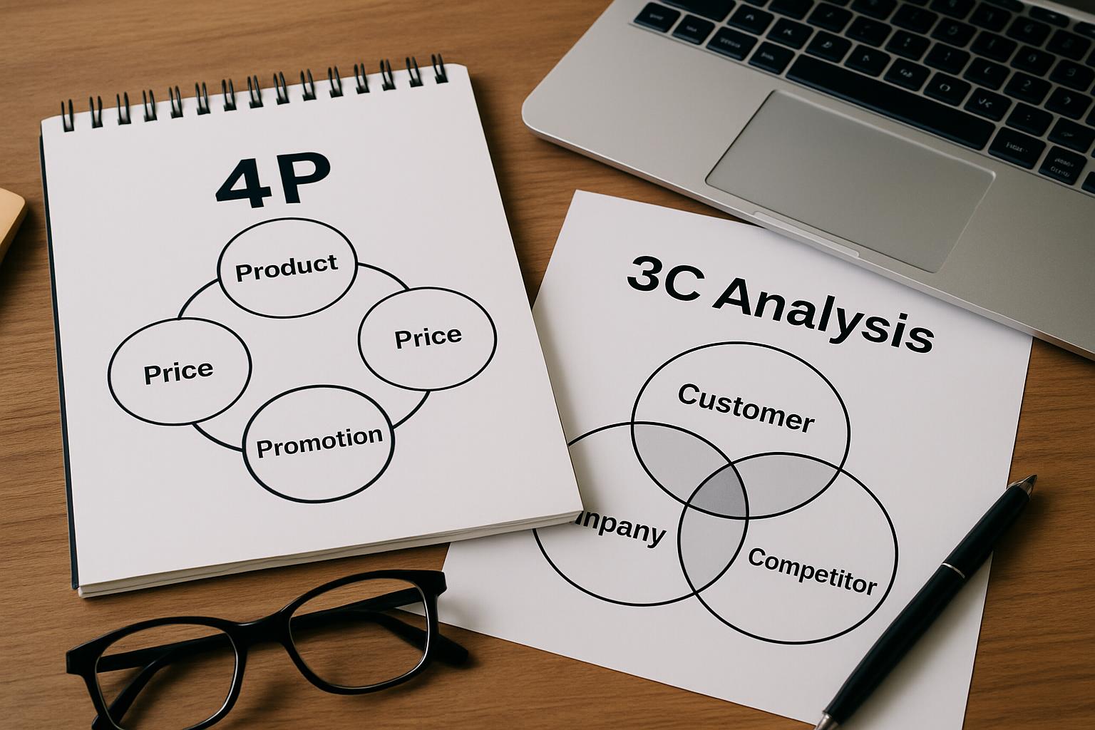 4Pと3Cの関係性を徹底解説！ビジネス成功のためのフレームワーク | マーケトランク